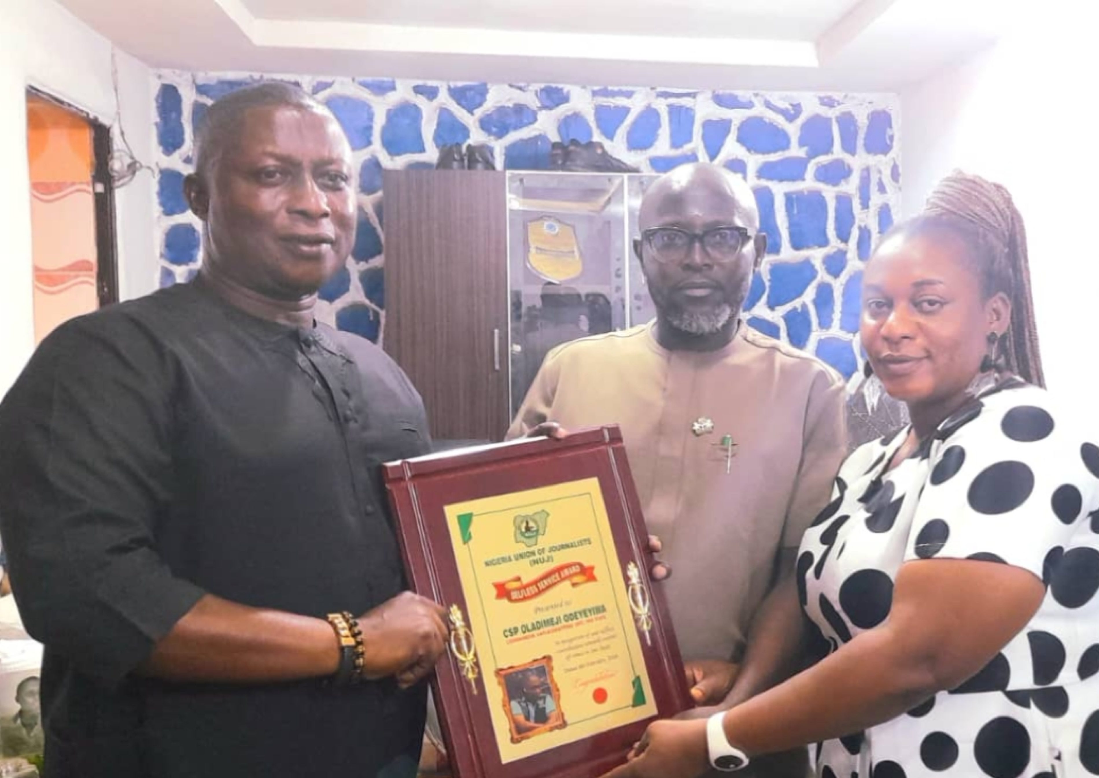 NUJ Honours Imo Anti-Kidnapping Unit Boss, Odeyeyiwa